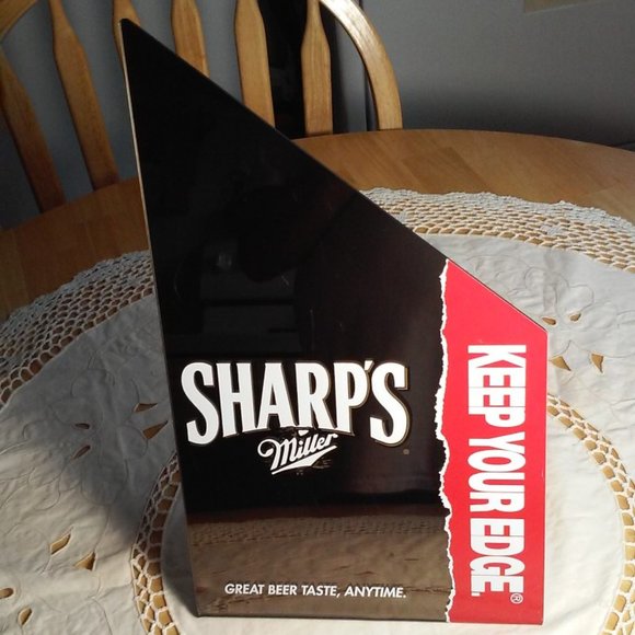 Other | Miller Sharps Beer Countertop Advertising Sign | Poshmark